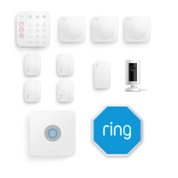 Ring Alarm 11 Piece Kit (2nd Generation) + Alarm Outdoor Siren and ...